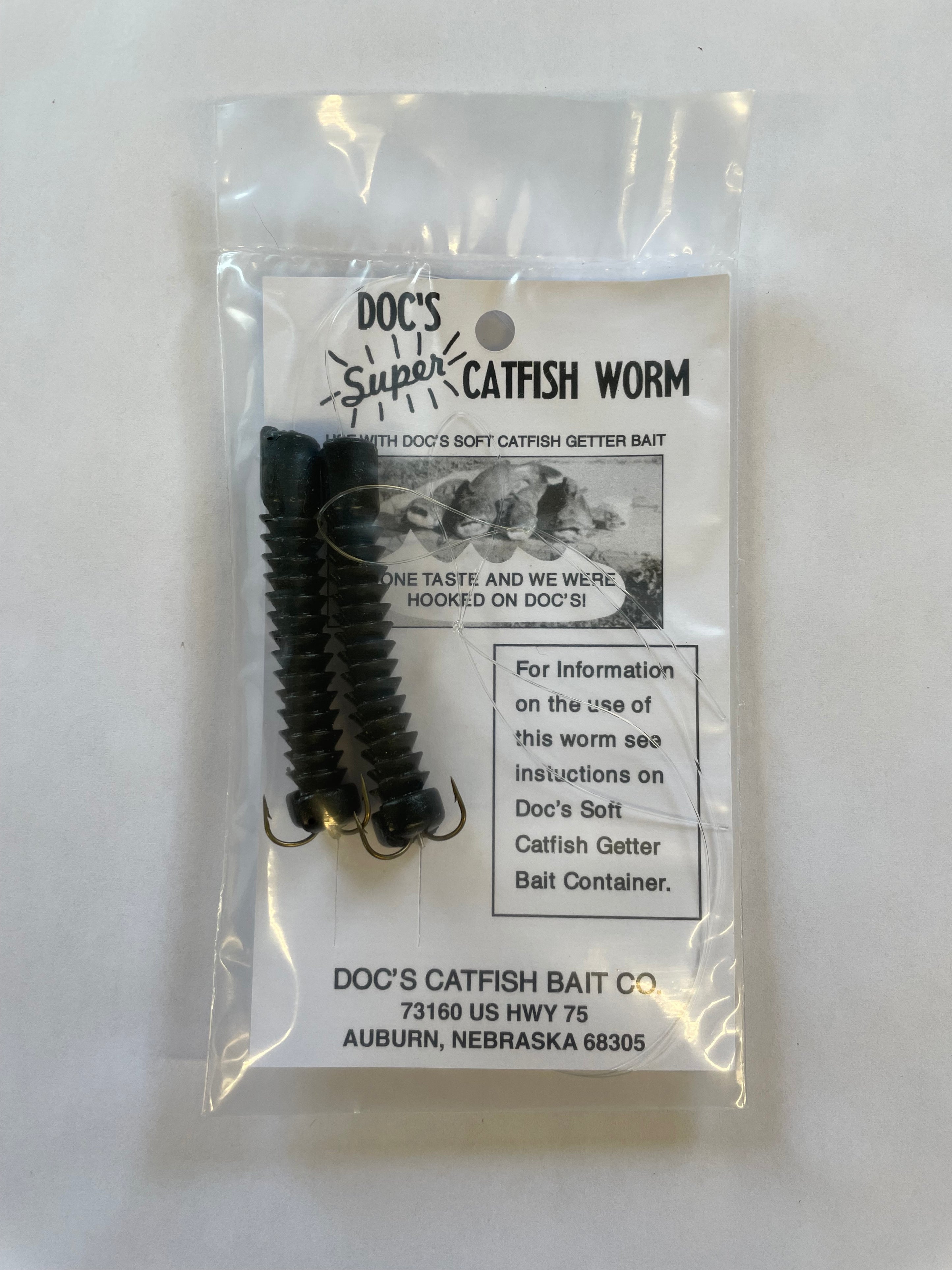 Doc's Super Catfish Worms – Mondocat - Fish Big or Go Home
