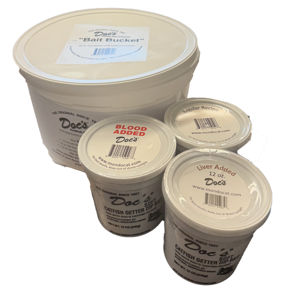 Bait Bucket - 3 in 1: Three 12ounce Docs Dip Baits in One – Mondocat ...